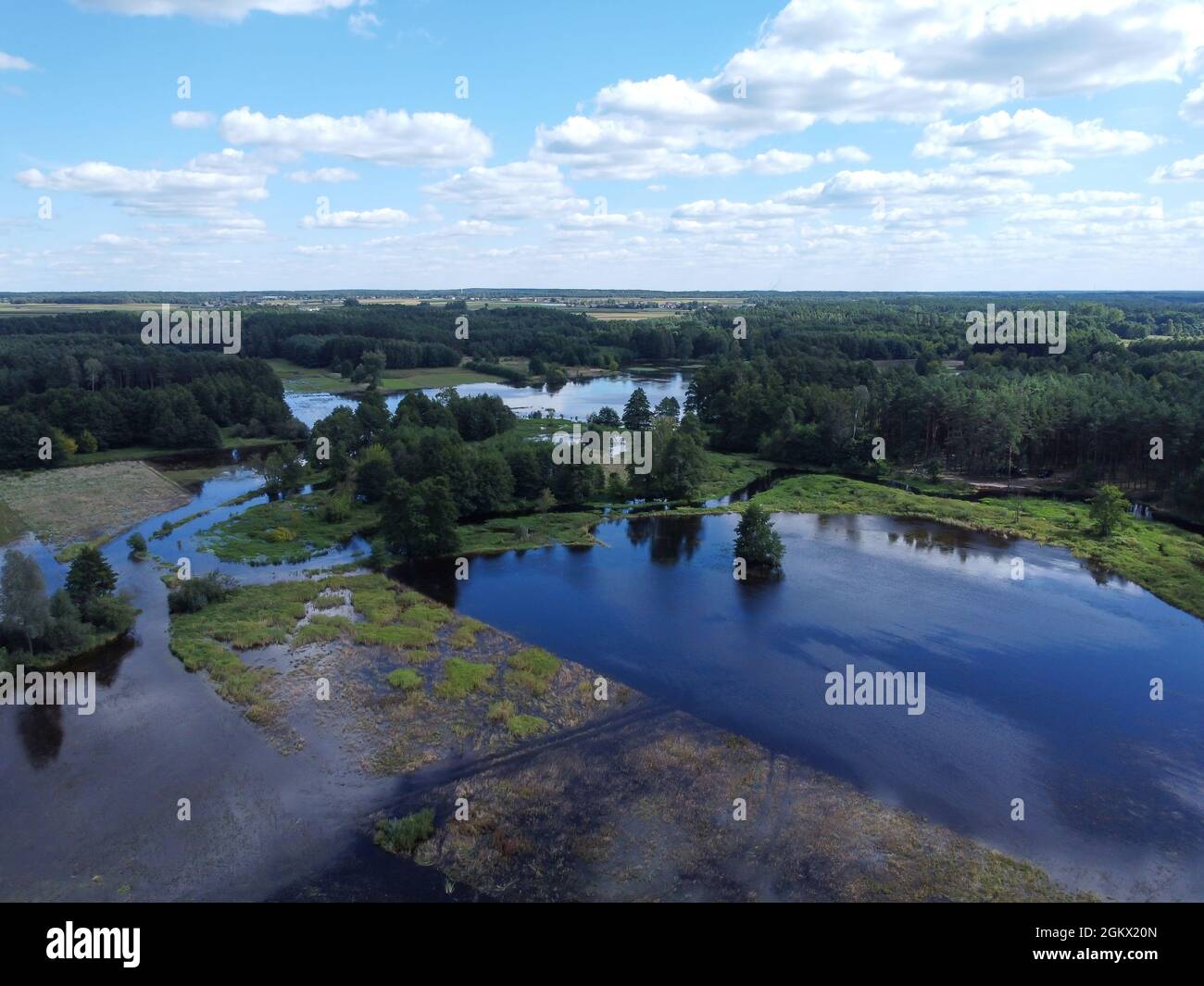 Drone flight over water park hi-res stock photography and images - Alamy