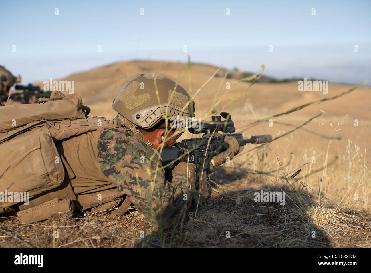 U.S. Marines Lance Cpl. Jacob Boucher, a rifleman with Alpha Company ...
