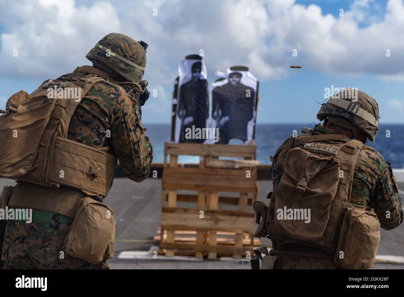 U.S. Navy Corpsmen with Battalion Landing Team 3/5, 31st Marine ...
