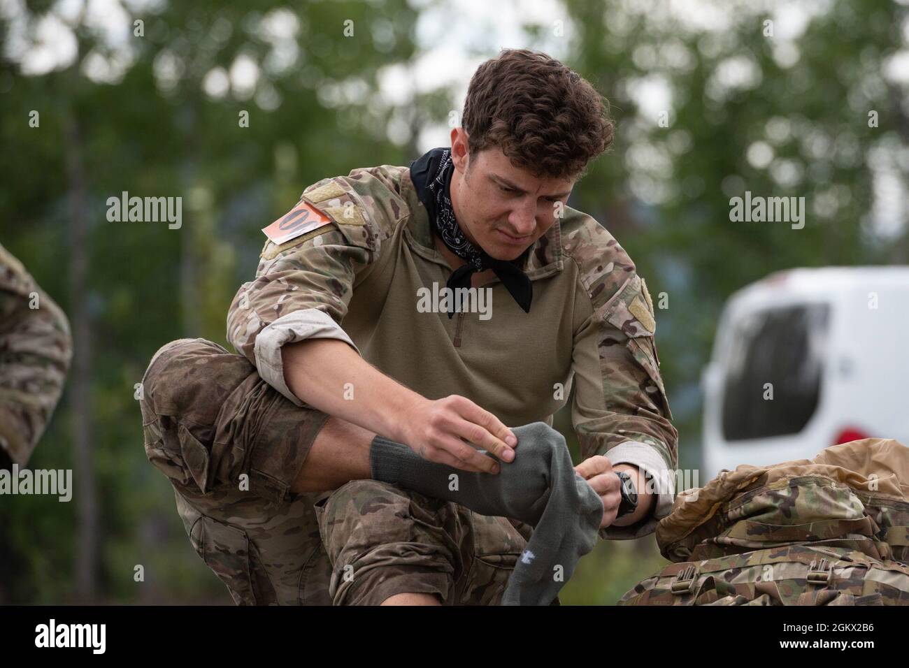 U.S. Air Force Staff Sgt. Garrett Geske, tactical air control party ...