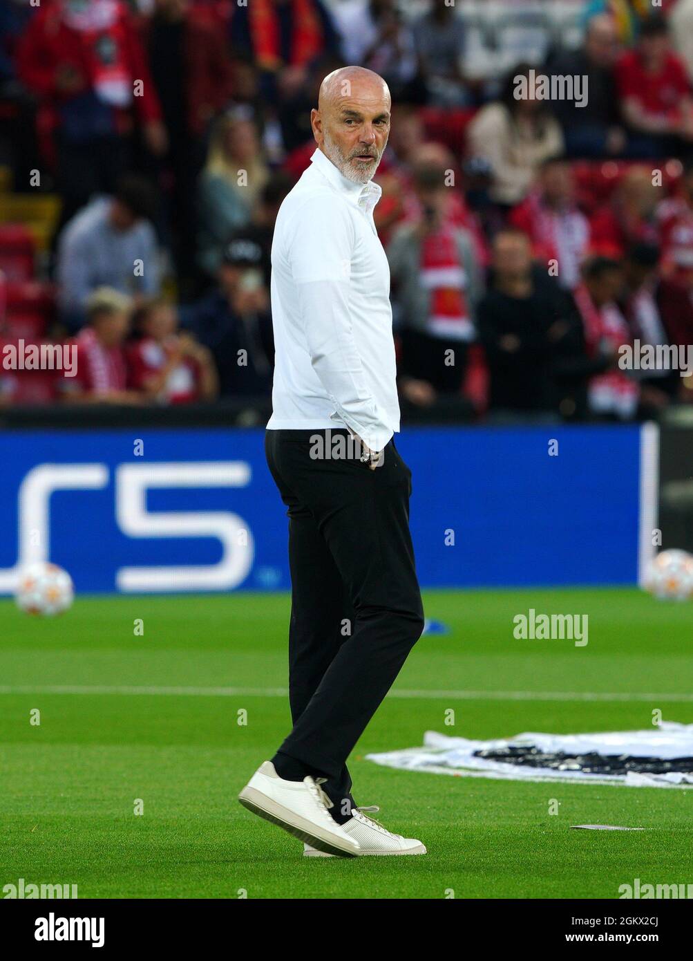 AC Milan manager Stefano Pioli during the UEFA Champions League, Group ...