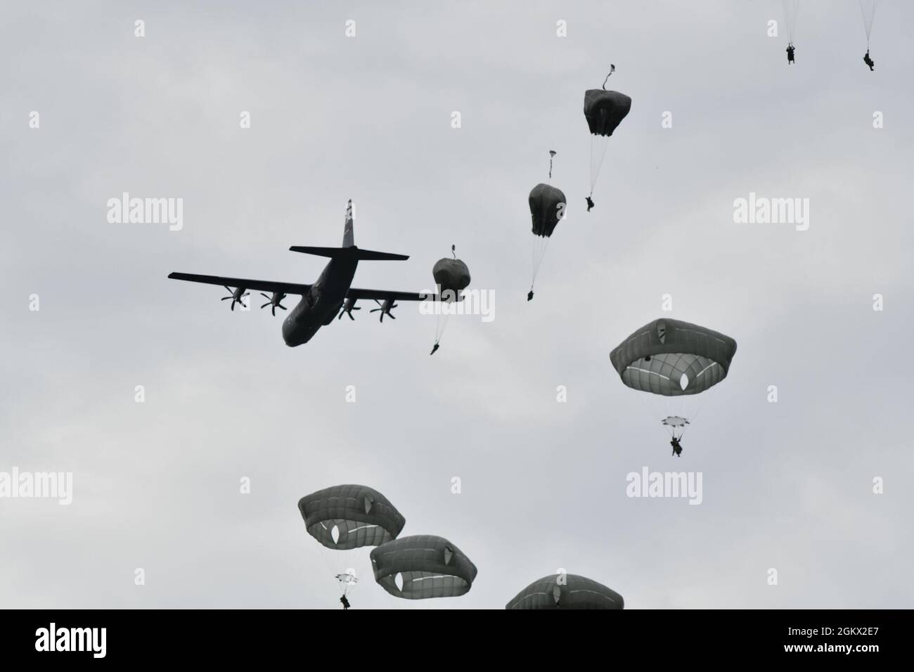 The 815th Airlift Squadron, or Flying Jennies, provided airdrop support ...