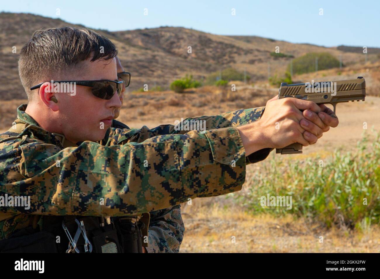 U.S. Marine Corps Cpl. Michael Cohen, a Special Reaction Team military ...