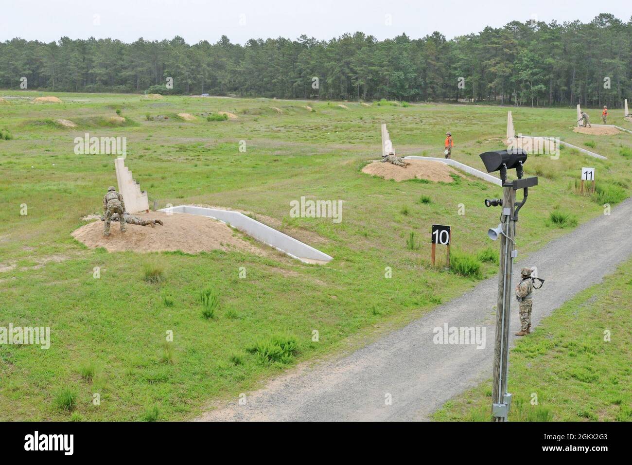Table VI Qualification Day Fire Stage 1 Fort Dix Range 34 Stock Photo ...
