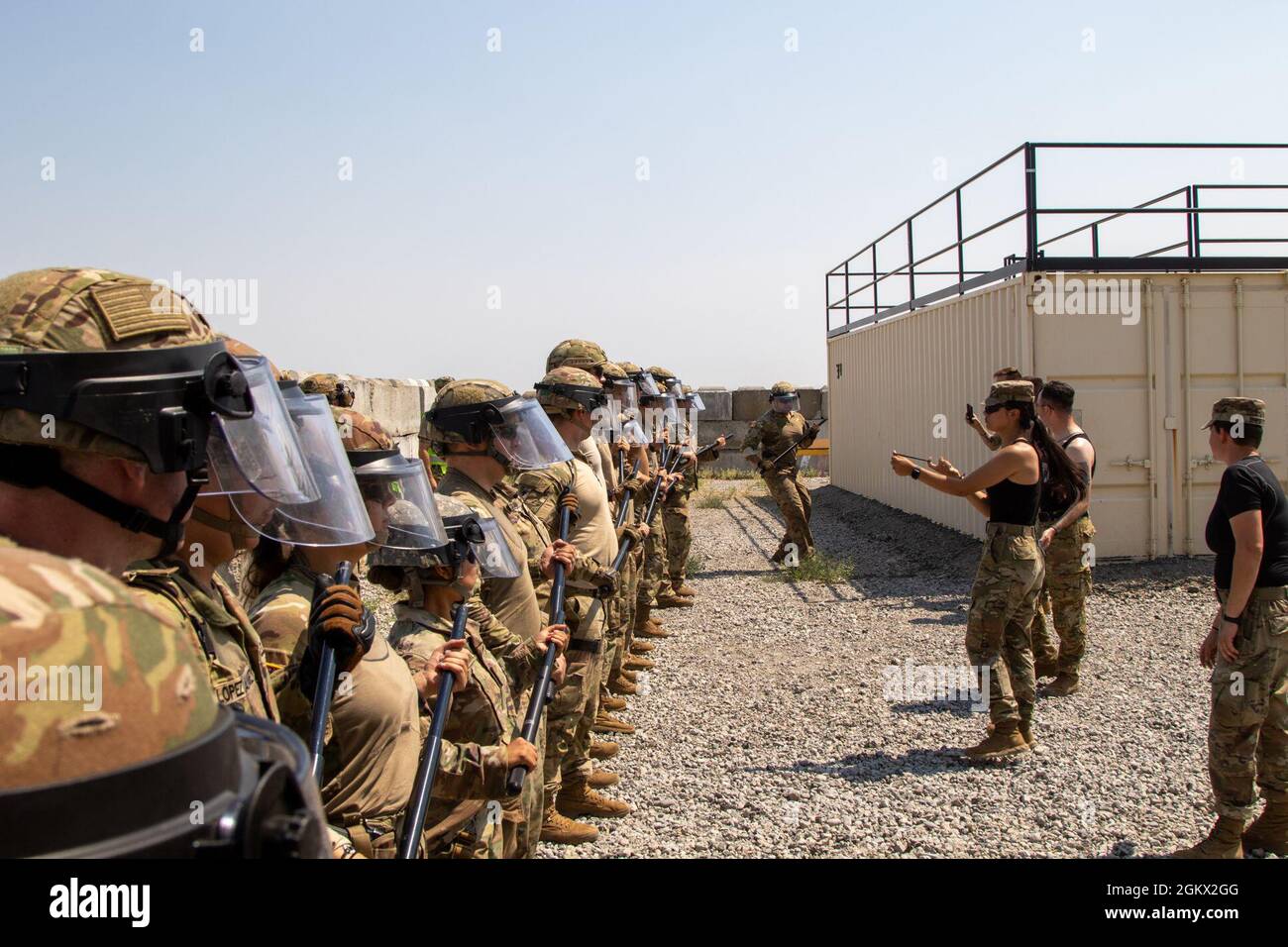 The 1186th Military Police Company, 821st Troop Command Battalion, Oregon Army National Guard ...