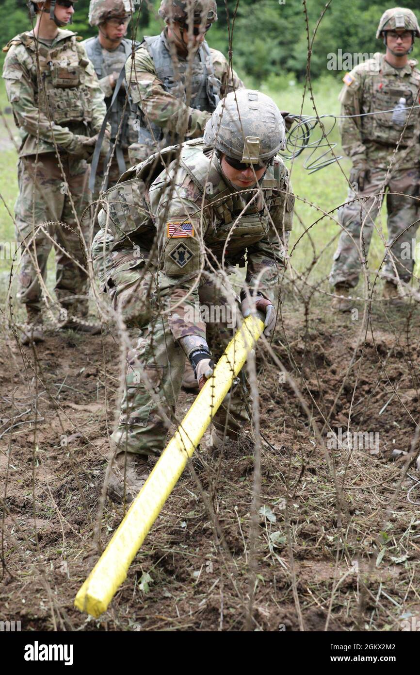 New York Army National Guard Spc. Logan McDonald, assigned to Bravo ...