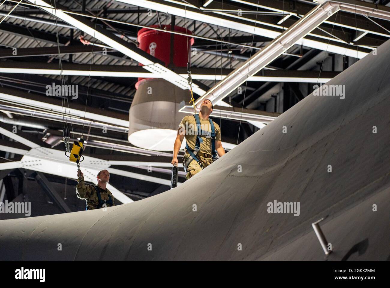 U.S. Air Force Staff Sgt. Timothy Jones, left, 60th Maintenance ...