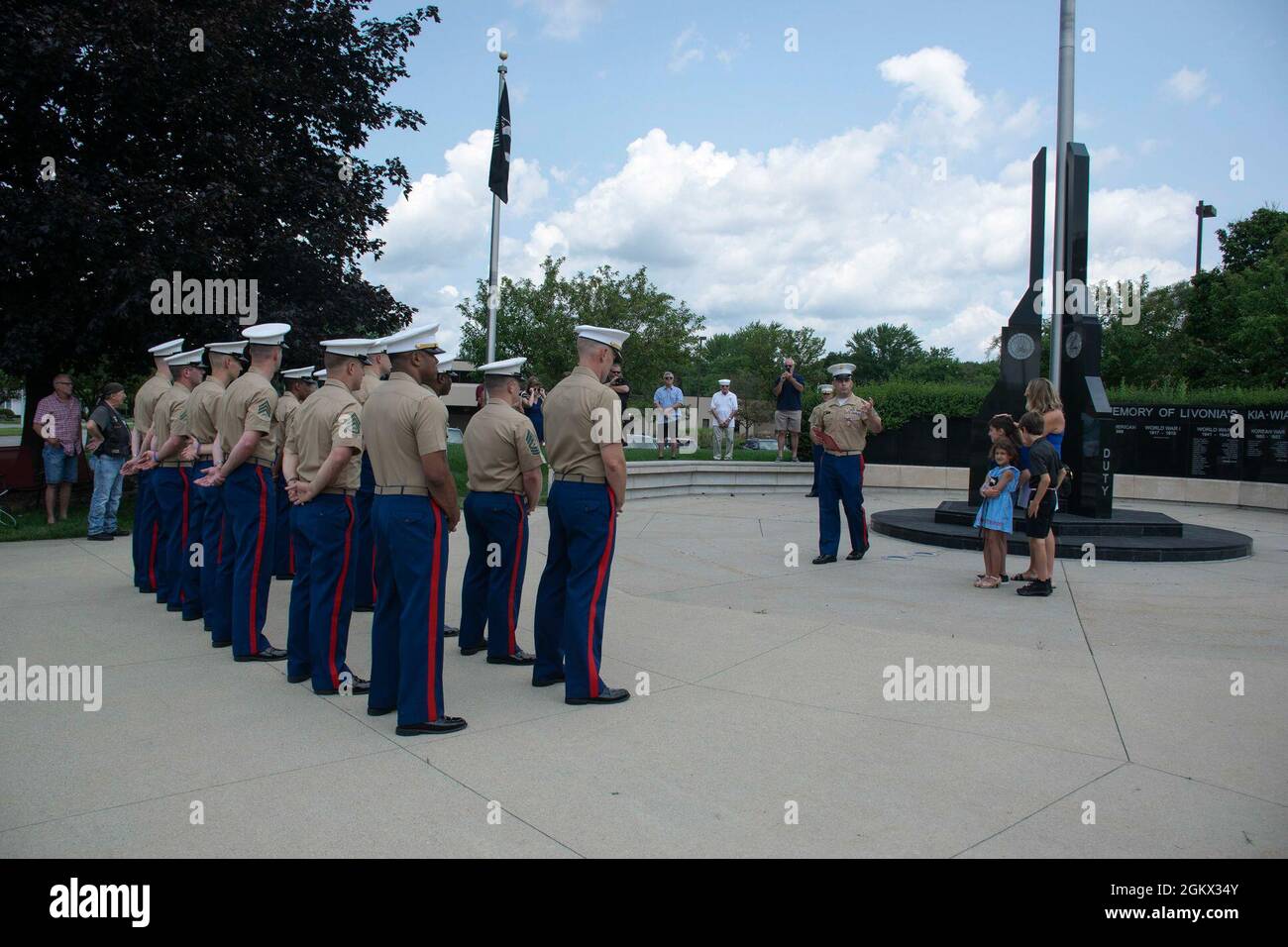 U.S. Marine Master Sgt. Dominic Freda, an assistant recruiter ...