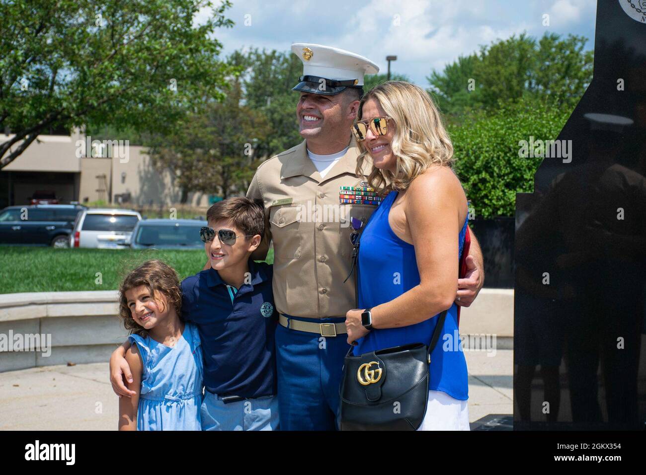 U.S. Marine Master Sgt. Dominic Freda, an assistant recruiter ...
