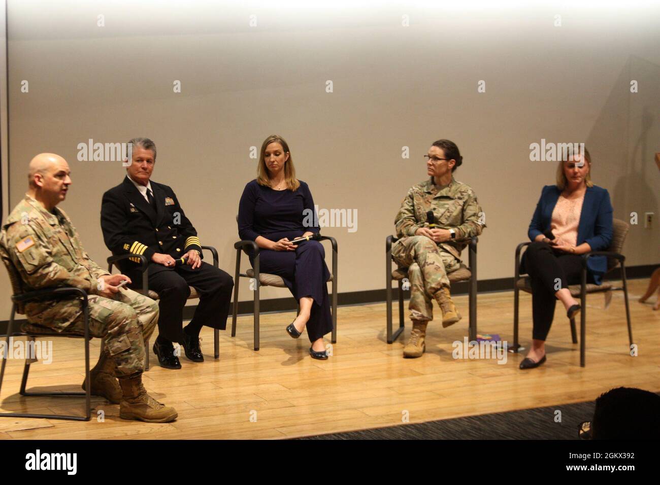 A panel discusses transgender services services offered at Walter Reed ...