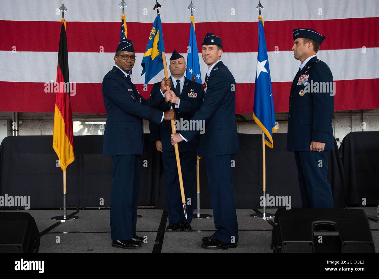 U.S. Air Force Col. David Epperson, 52nd Fighter Wing outgoing ...