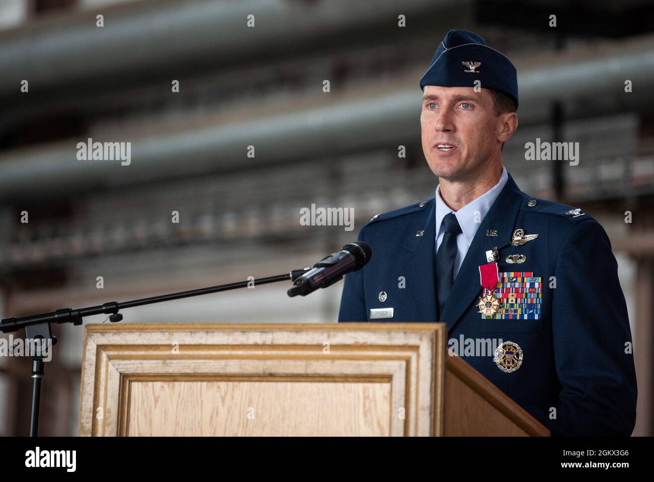 U.S. Air Force Col. David Epperson, 52nd Fighter Wing outgoing ...