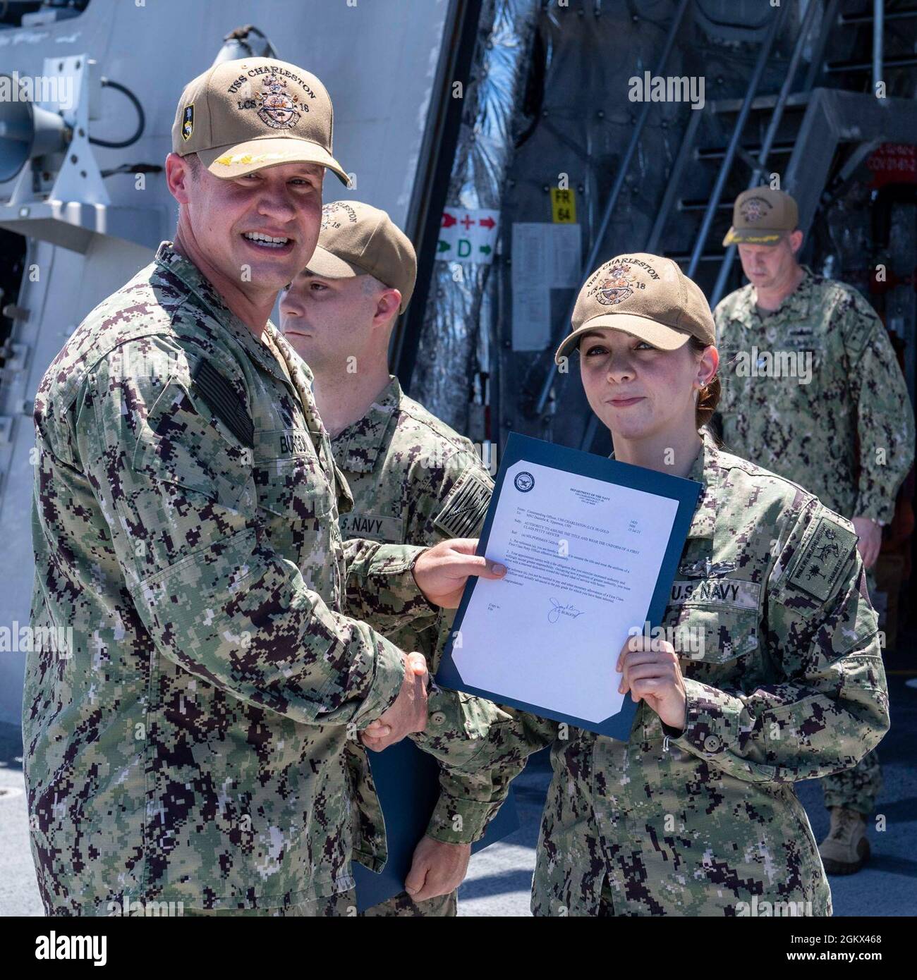 210715-N-JL294-1126 PHILIPPINE SEA (July 15, 2021) Mineman 1st Class Danielle Epperson, from ...