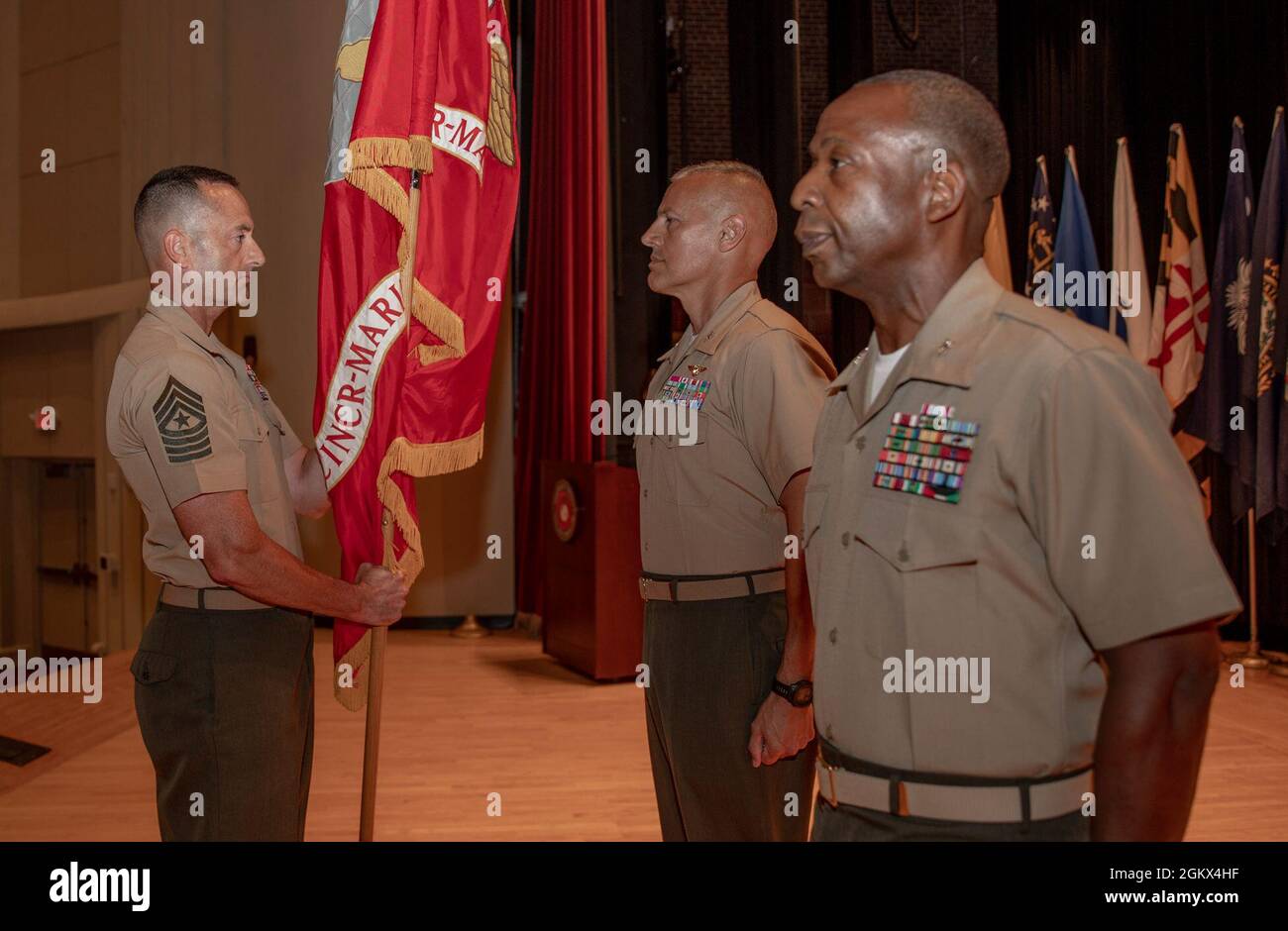 U.S. Marine Corps Sgt. Maj. Christopher J. Adams, Marine Corps Base ...