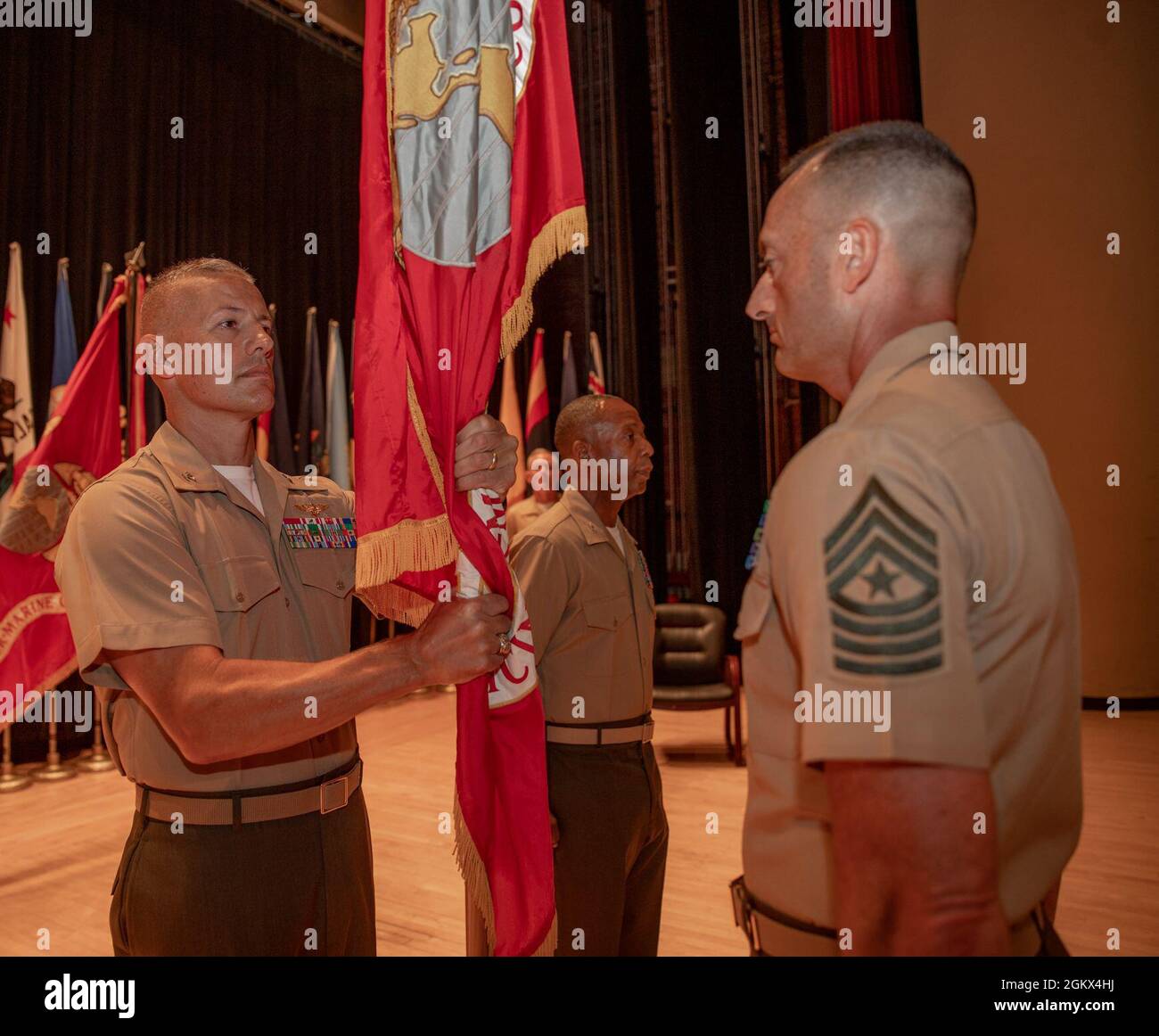 U.S. Marine Corps Sgt. Maj. Christopher J. Adams, Marine Corps Base ...