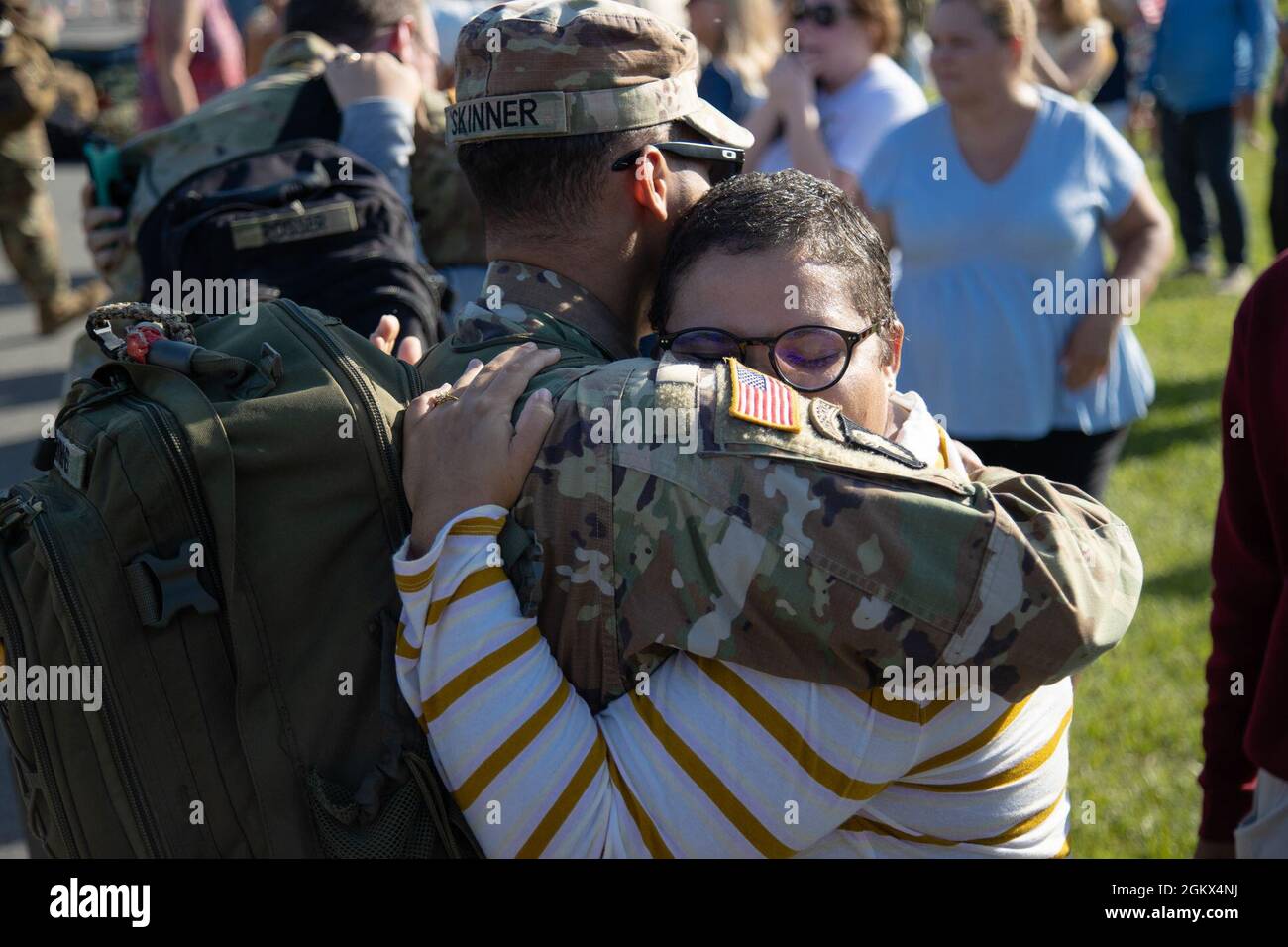 Soldiers of the Alabama National Guard's 1166th MP Company return home ...