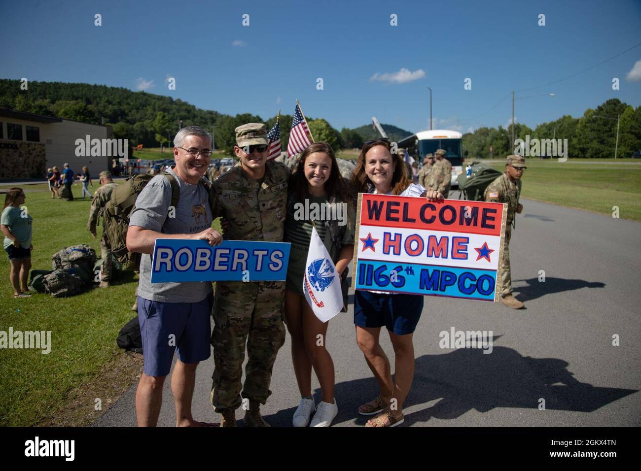 Soldiers of the Alabama National Guard's 1166th MP Company return home ...