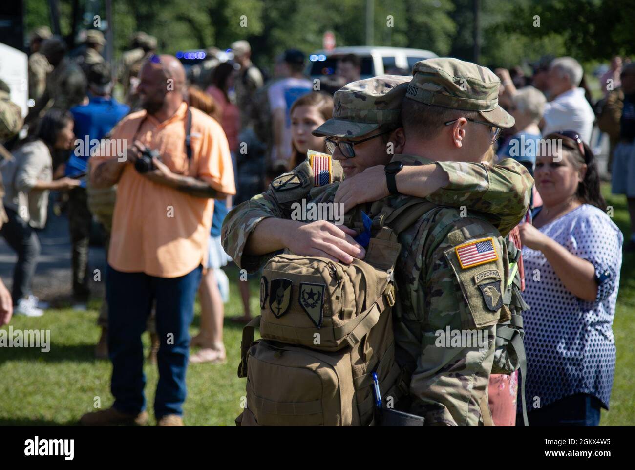 Soldiers of the Alabama National Guard's 1166th MP Company return home ...