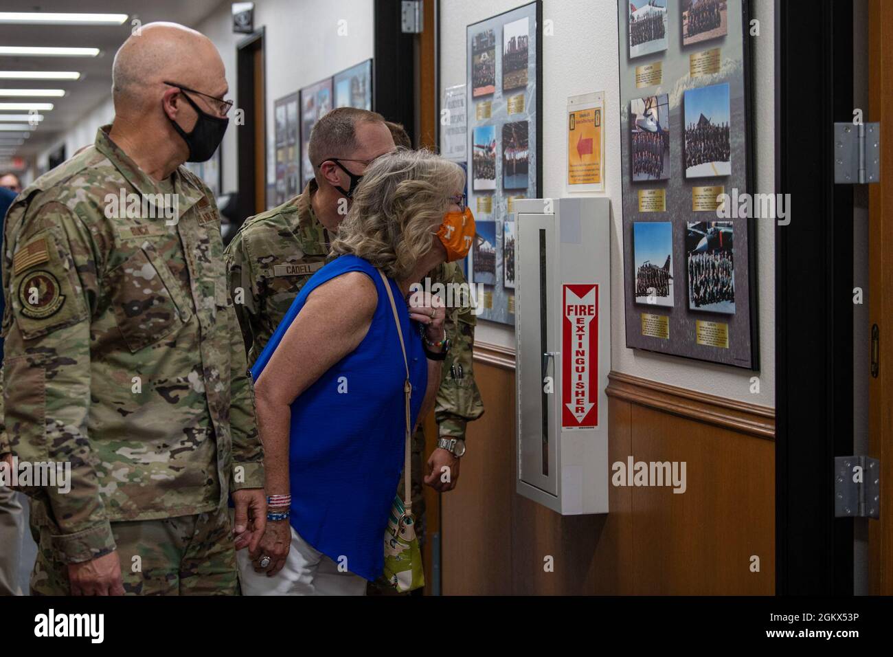 Caroline Bunch, wife of Gen. Arnold W. Bunch, Jr., Air Force Materiel ...