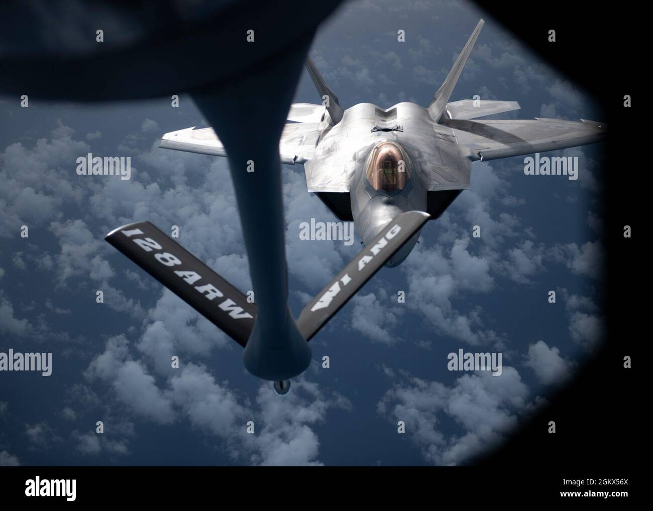 A U.S. Air Force F-22 Raptor assigned to the 325th Fighter Wing ...