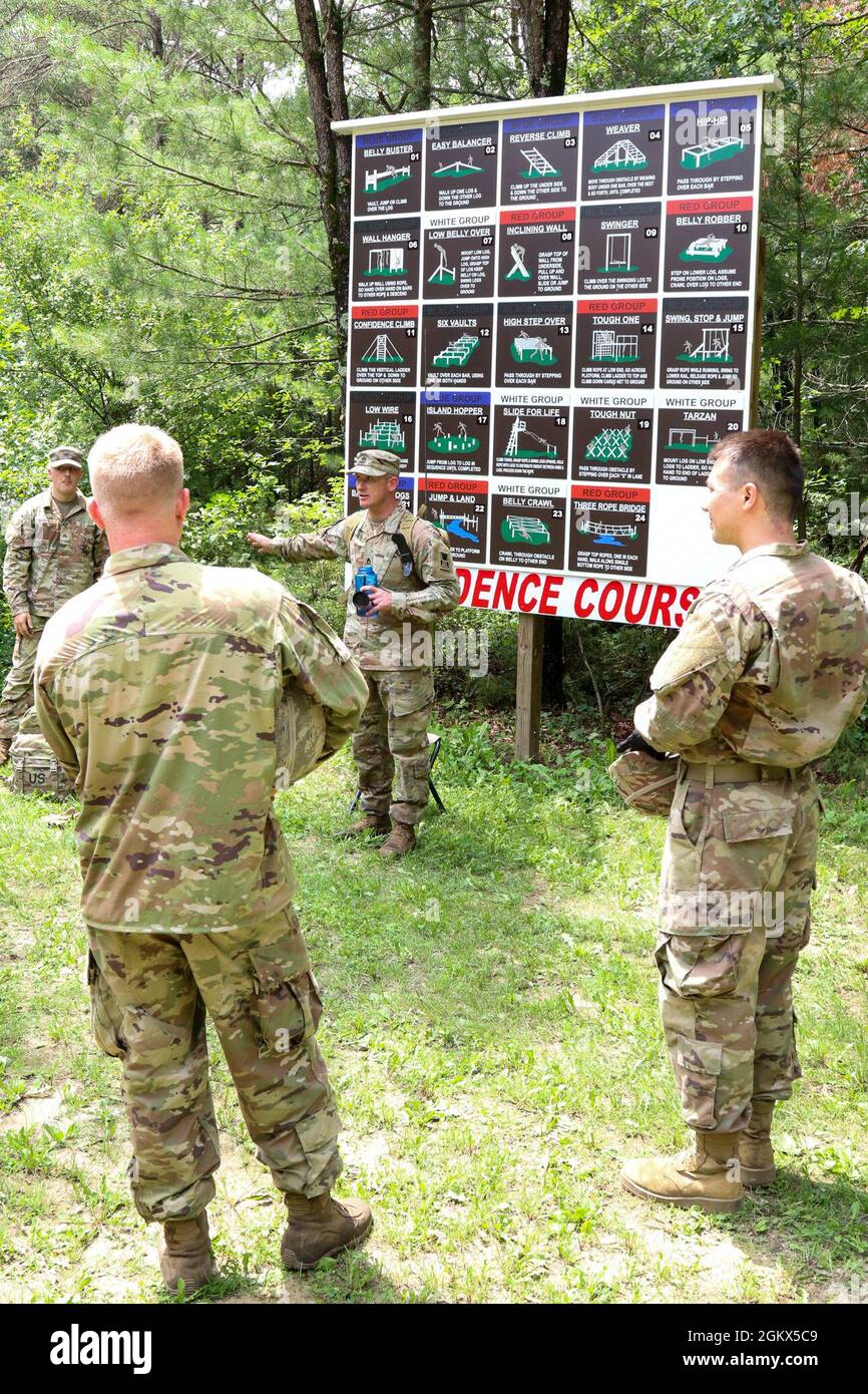 Army Reserve Sgt. 1st Class Andre England, center, Headquarters and ...