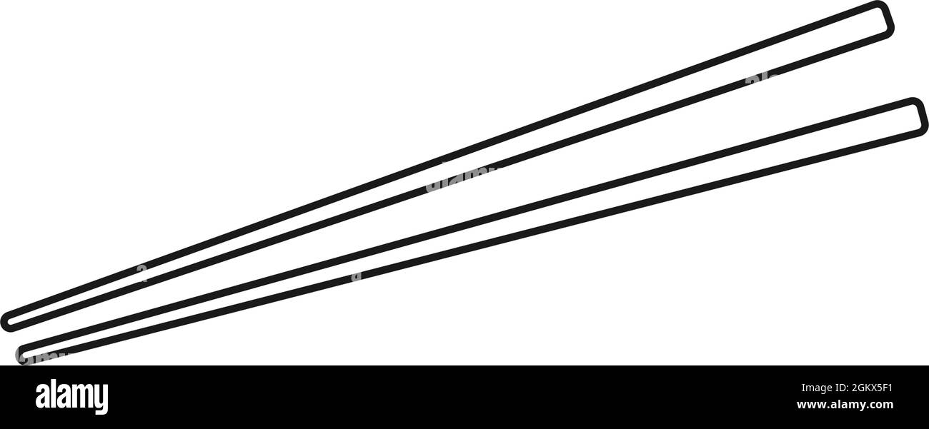 Sushi sticks vector vectors Cut Out Stock Images & Pictures - Alamy