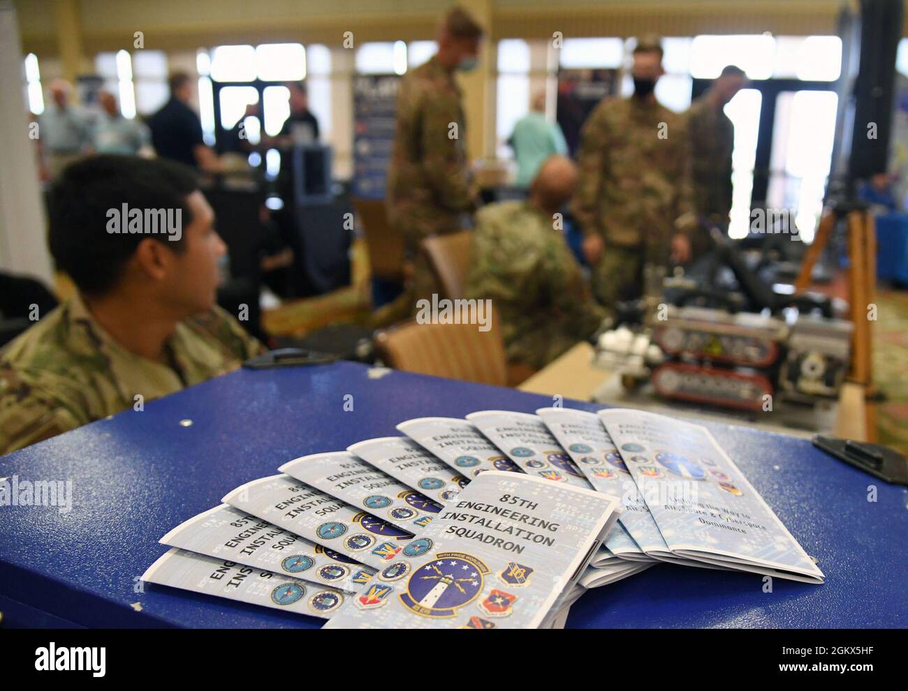 Pamphlets highlighting 85th Engineering Installation Squadron mission ...