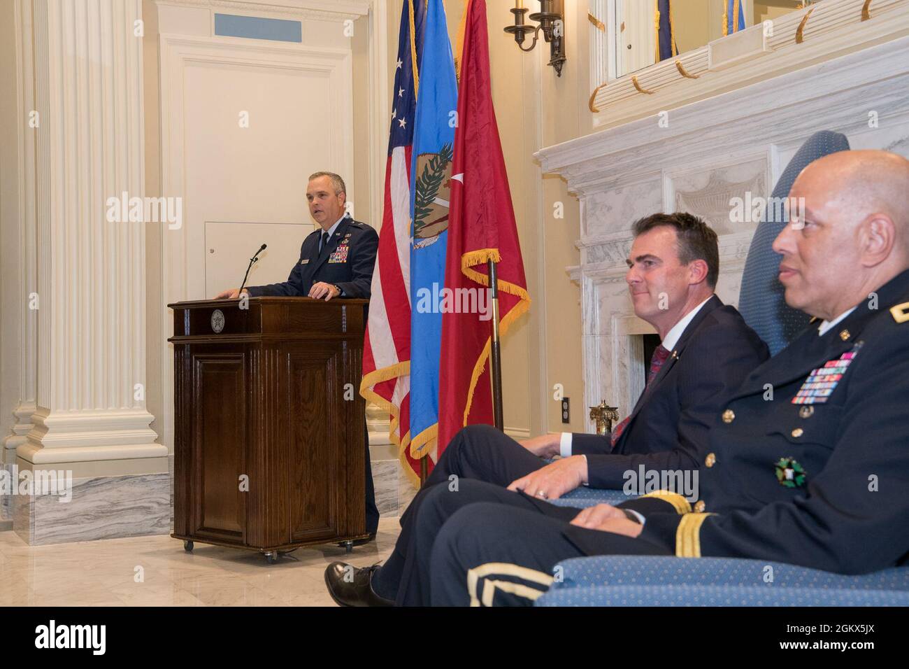 (Left to right) U.S. Air Force Col. Rick Mutchler, chief of staff-air ...