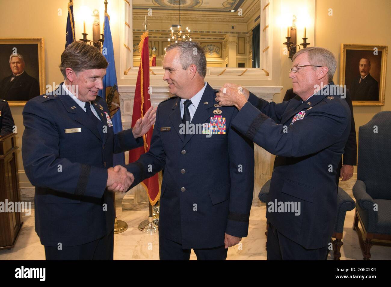 (Left to right) Retired U.S. Air Force Brig. Gen. Thomas Ryan ...