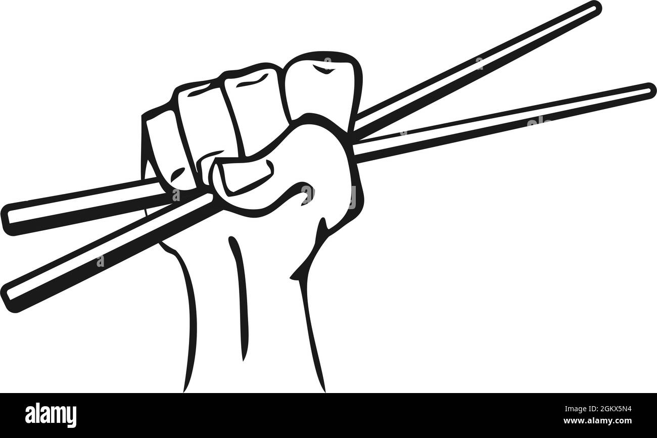 Raised sticks Stock Vector Images - Alamy