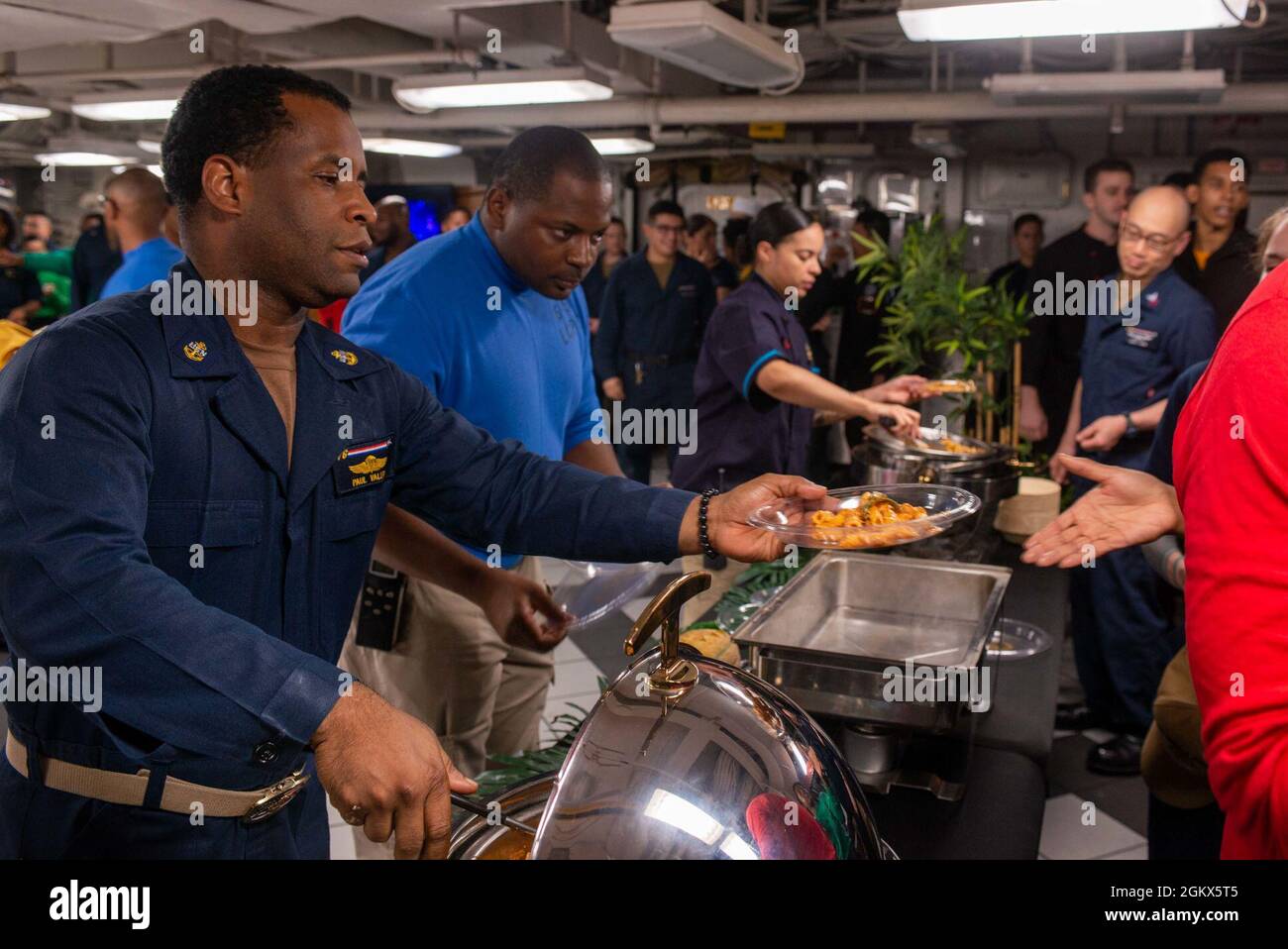 210714-N-CW176-1145 GULF OF ADEN (July 14, 2021) – Sailors pass out ...