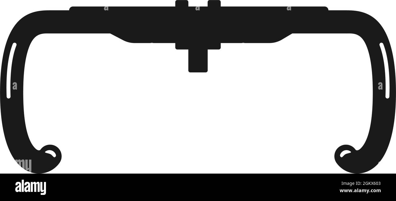 Drop bar handlebars for road bike cycling concept in vector Stock ...