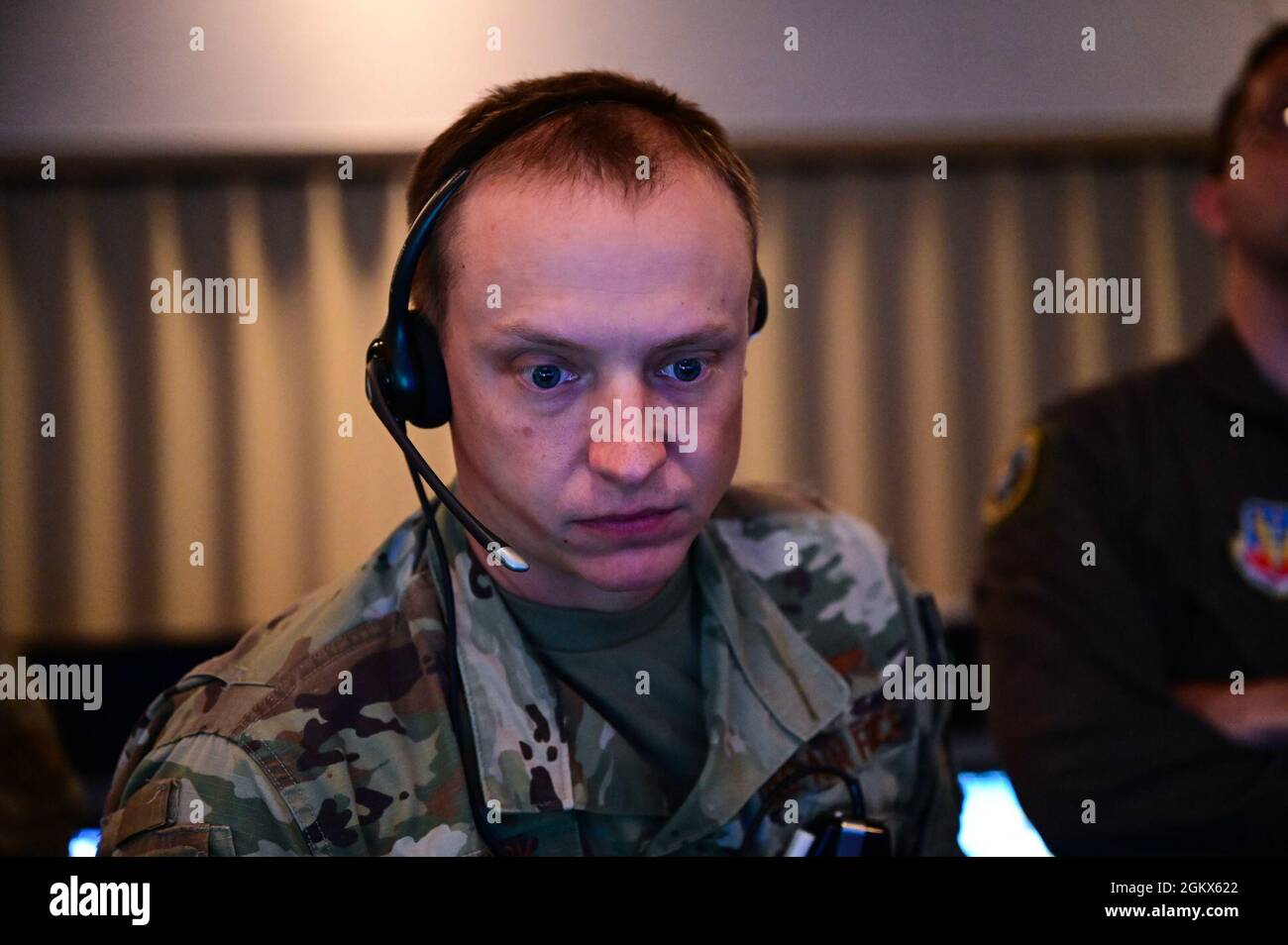 Captain Eric Schenck, Senior Floor Director with the New York Air ...