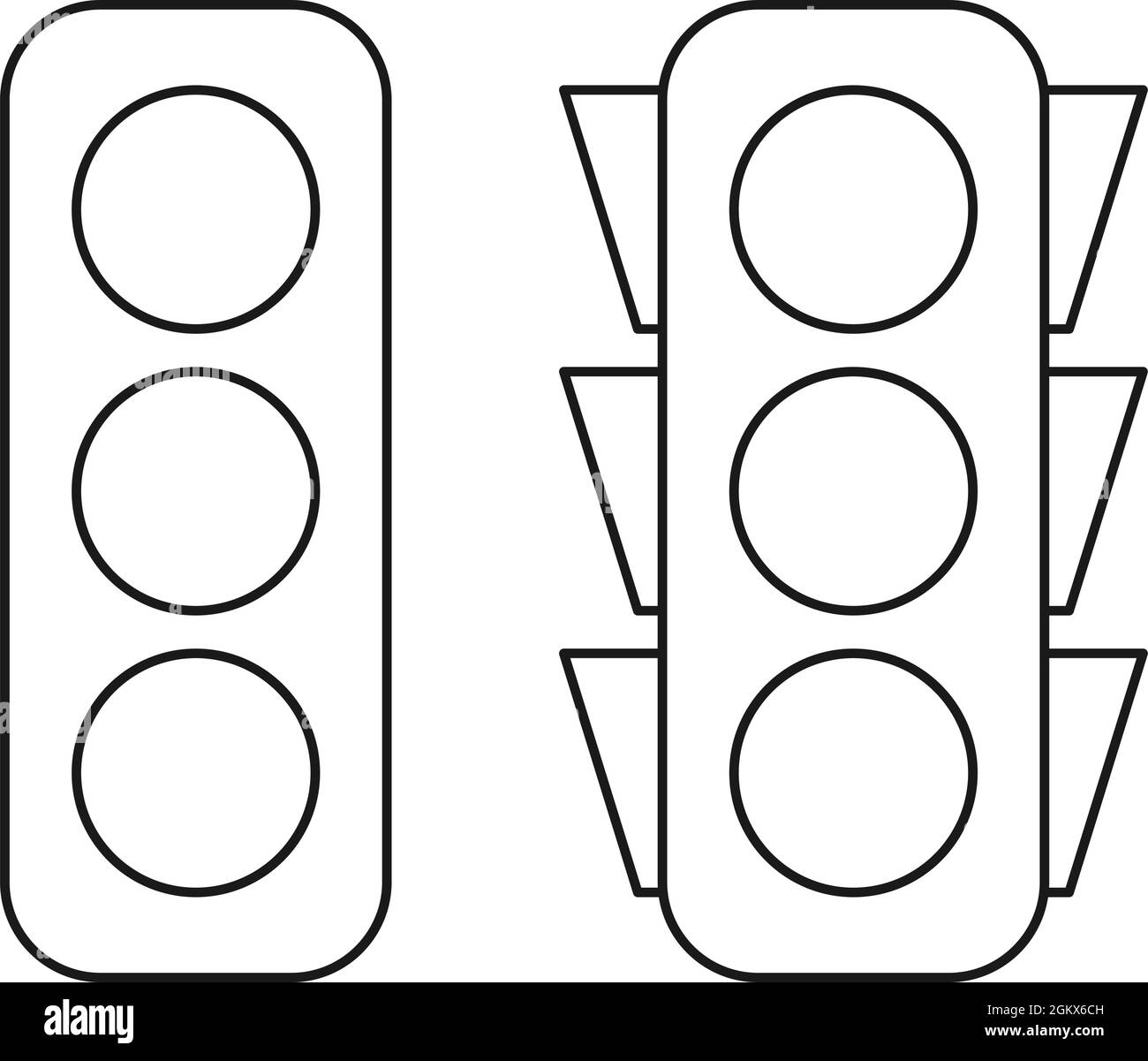 Traffic Lights Coloring Pages