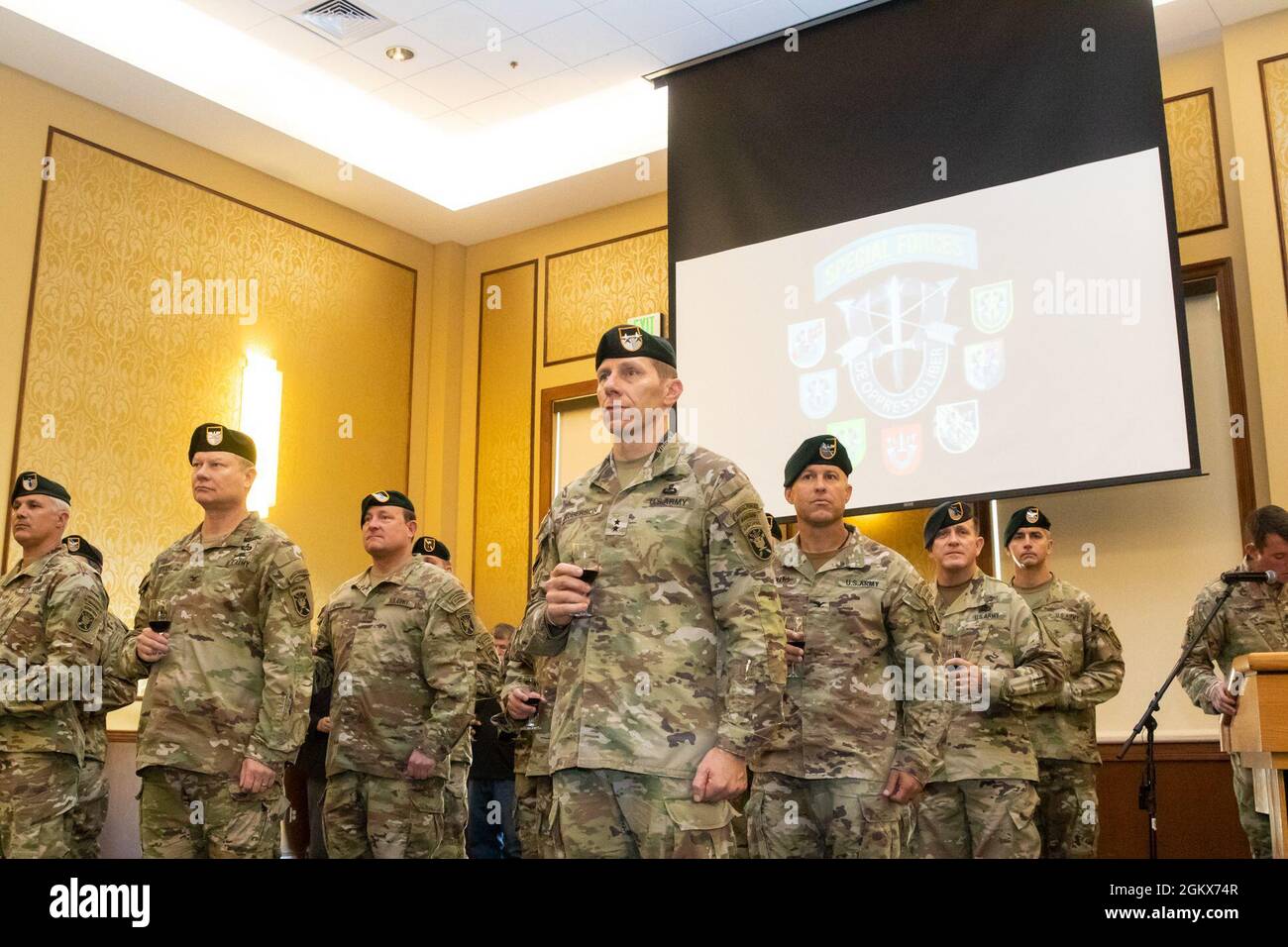 Commanders at the U.S. Army John F. Kennedy Special Warfare Center and ...