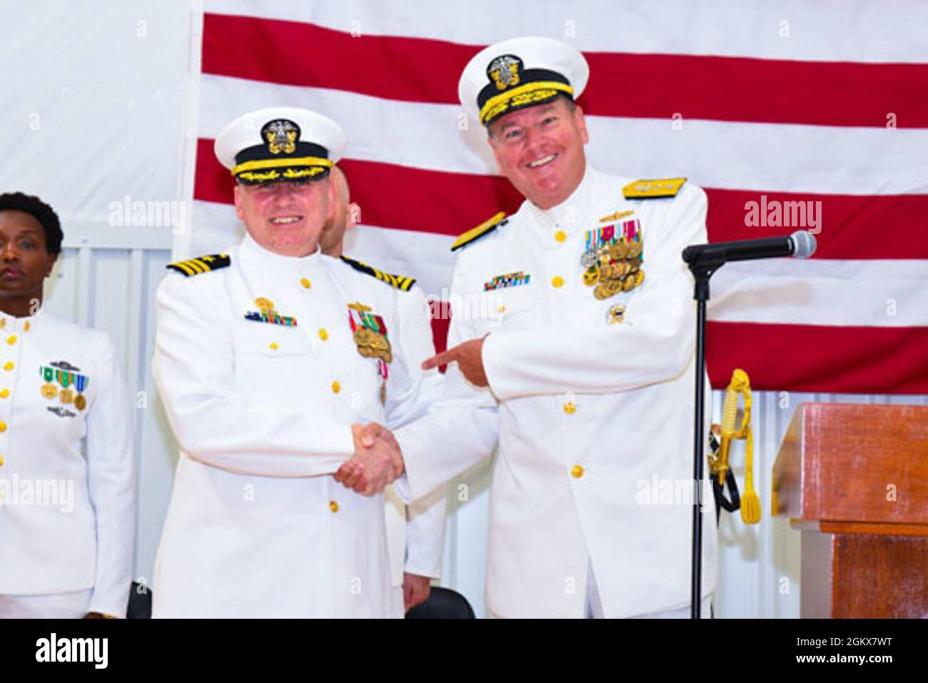 SARATOGA SPRINGS, New York — Rear Adm. Charles Rock, Commander Navy ...