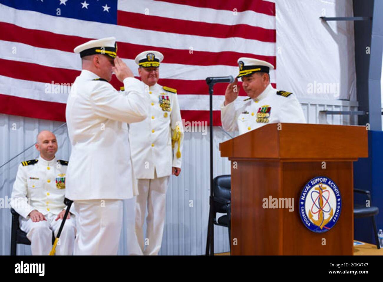 SARATOGA SPRINGS, New York — Rear Adm. Charles Rock, Commander Navy ...