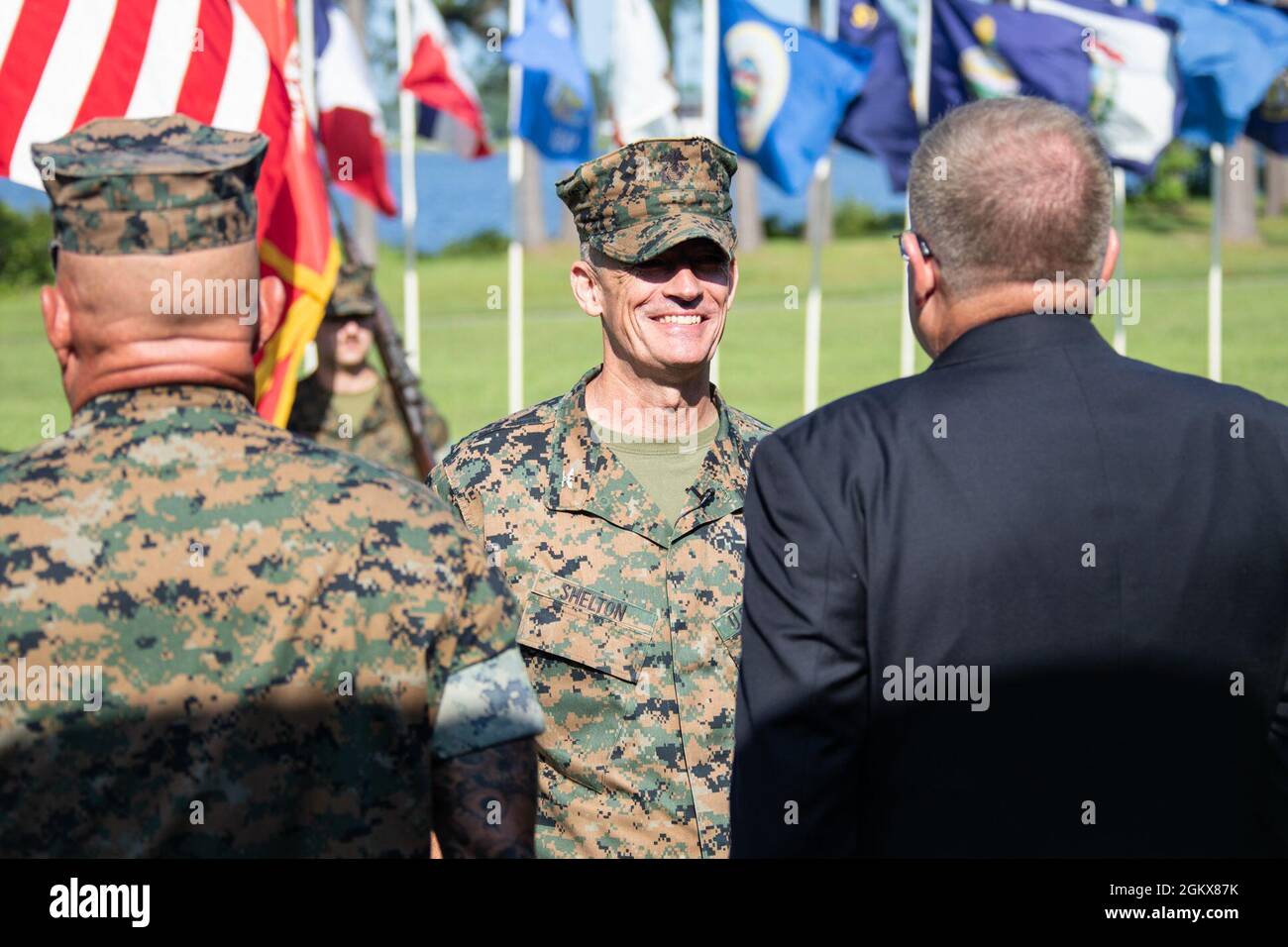 U.S. Marine Corps Col. James L. Shelton Jr., Assistant Chief of Staff ...