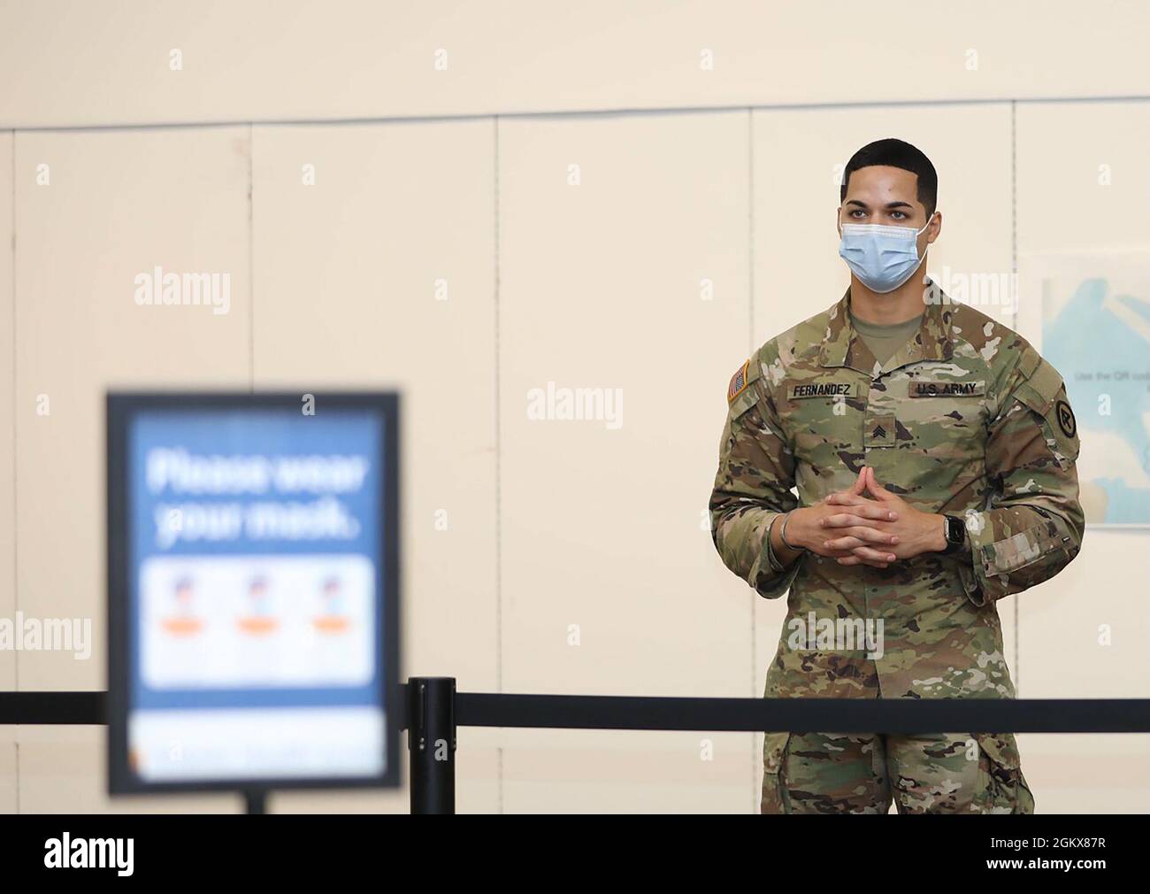 U.S. Army Sgt. Emilio Fernandez, Headquarters and Headquarters Company ...