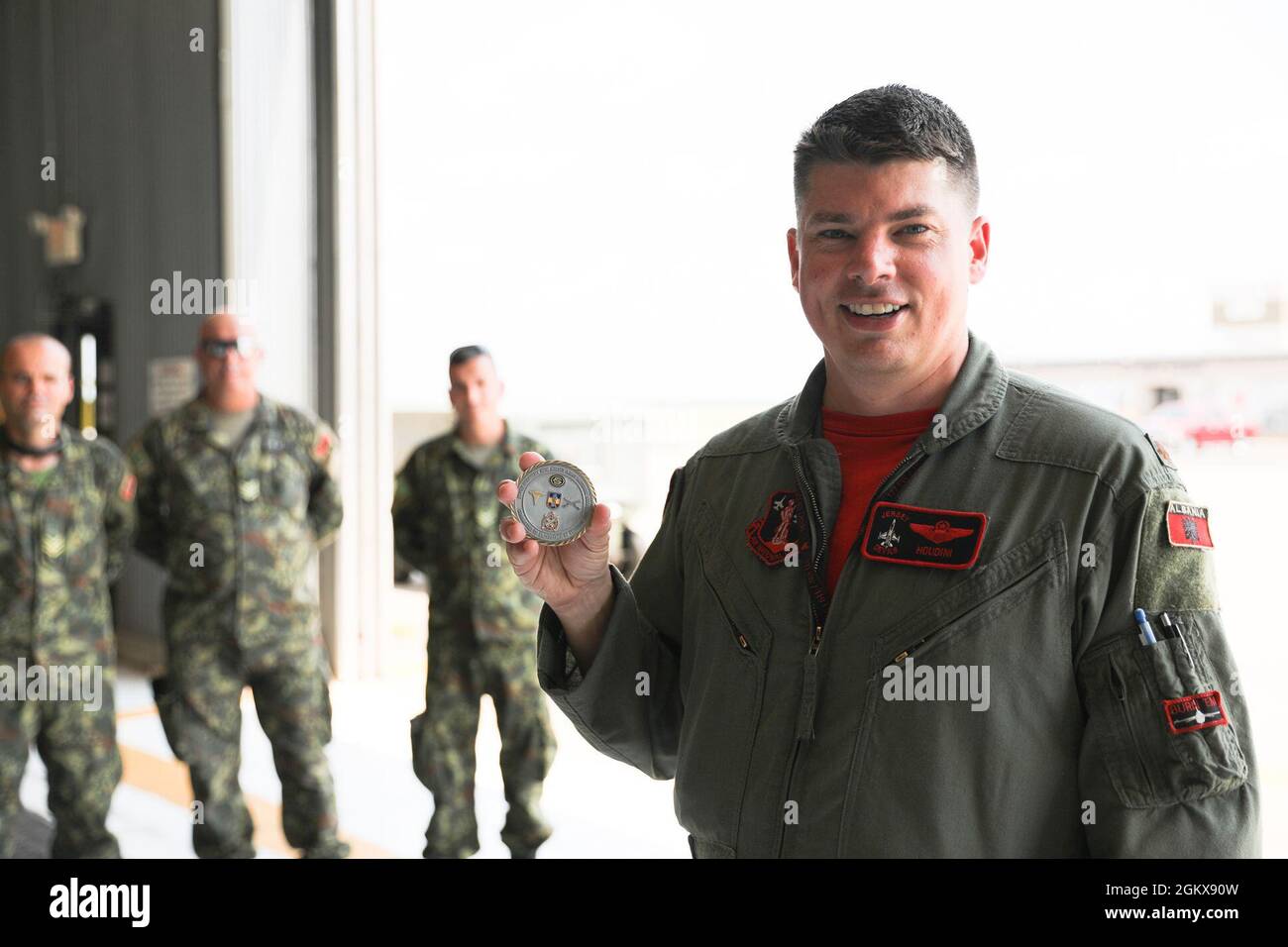 U.S. Army Lt. Col. Rich Karcher, 254th Regiment, New Jersey Army ...