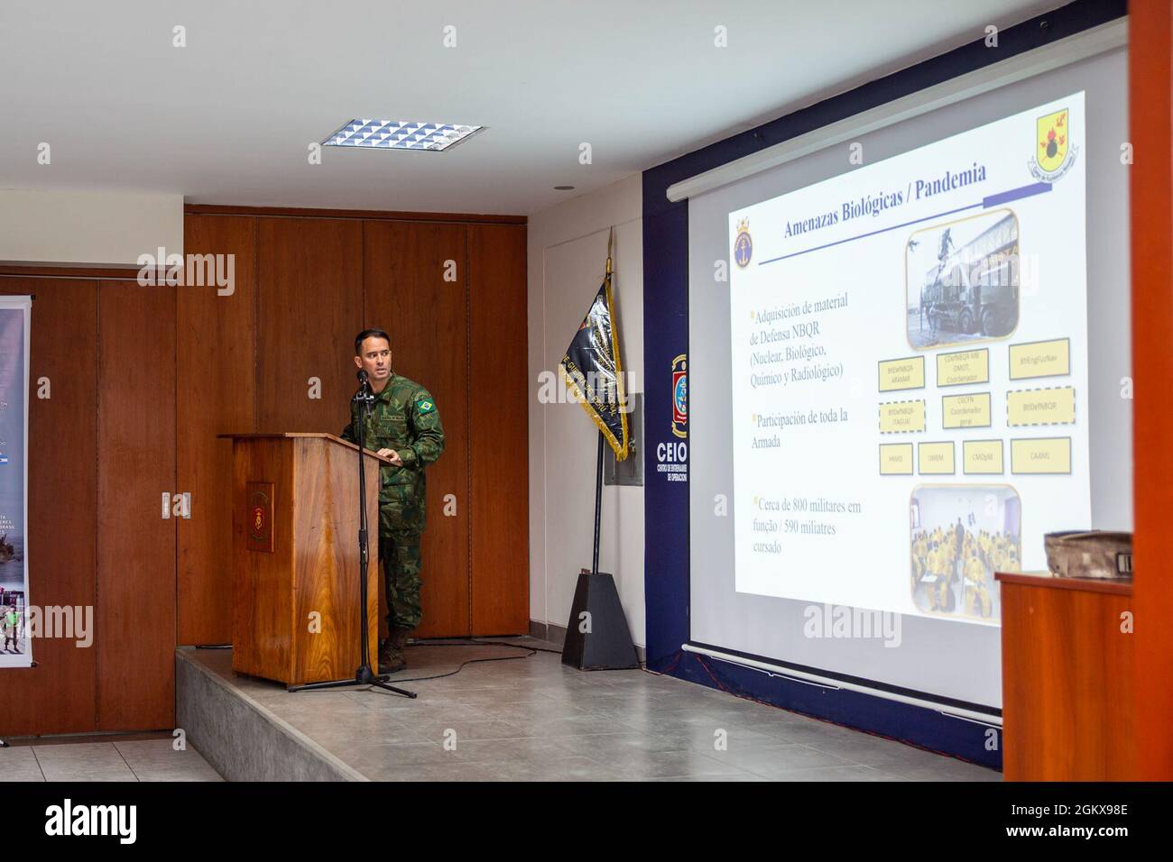 Capitan de Corbeta Ronan Goncalves Peres, a personnel exchange program ...