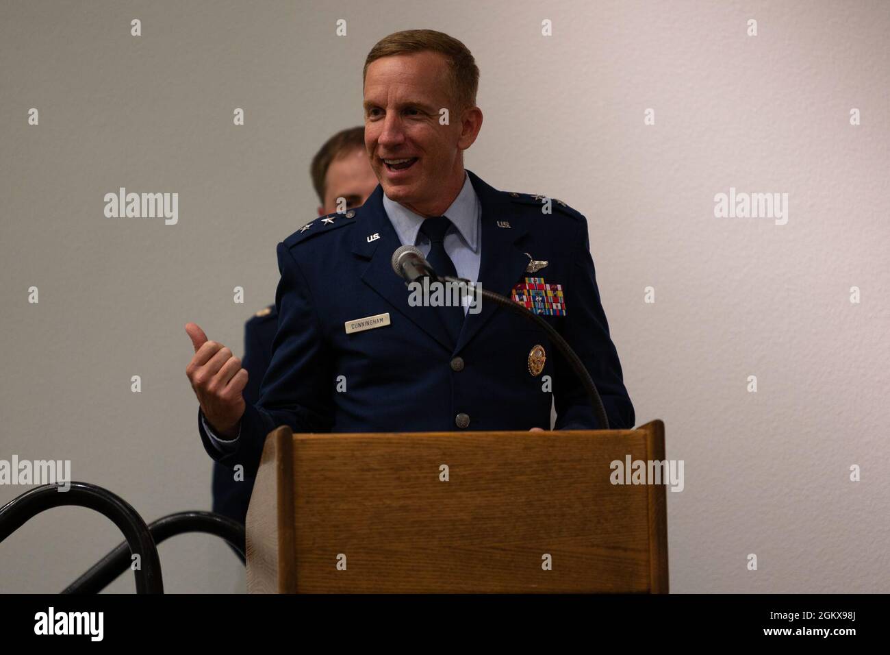U.S. Air Force Maj. Gen. Case Cunningham, U.S. Air Force Warfare Center ...