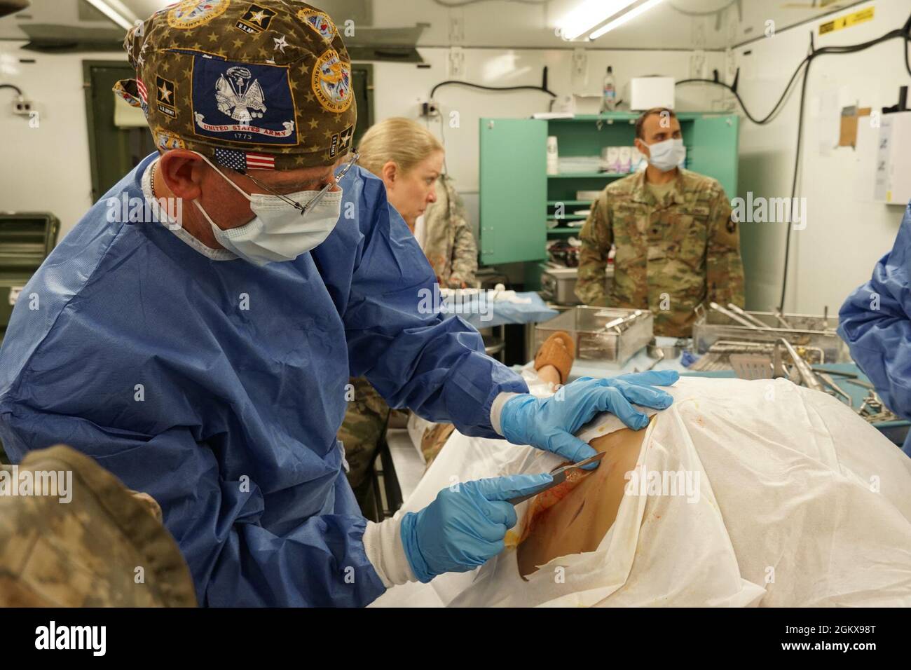 Lt. Col. Robert Steckler, a general surgeon from the 479th Medical ...