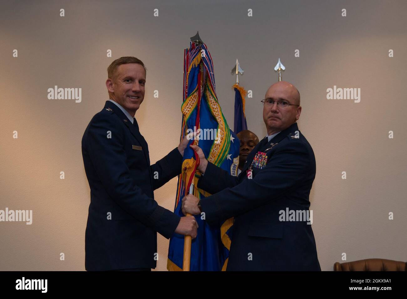 U.S. Air Force Col. Richard Dickens, 505th Command and Control Wing ...