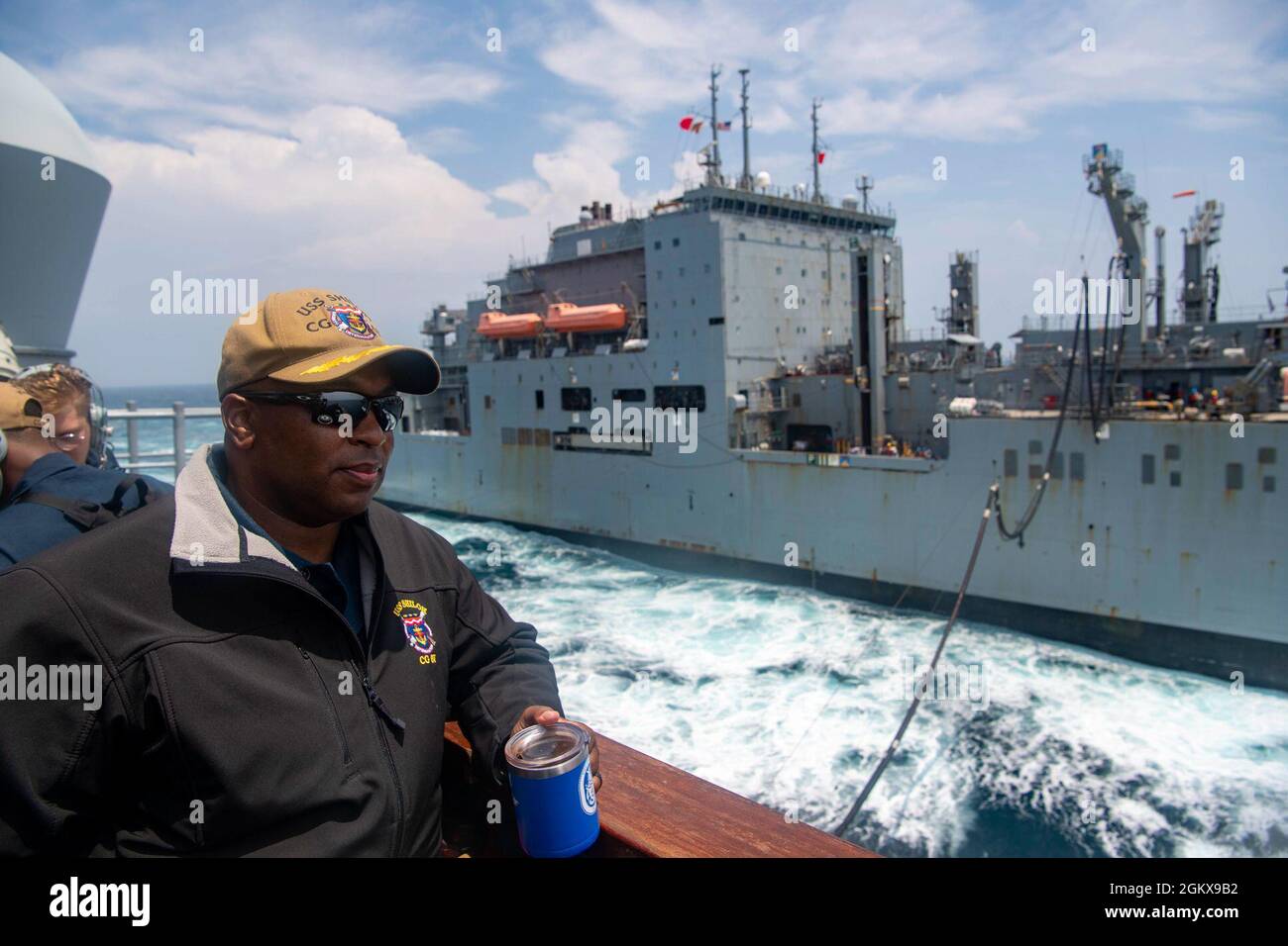 210716-N-JW440-1102 GULF OF OMAN (July 16, 2021) – Capt. Sharif Calfee ...