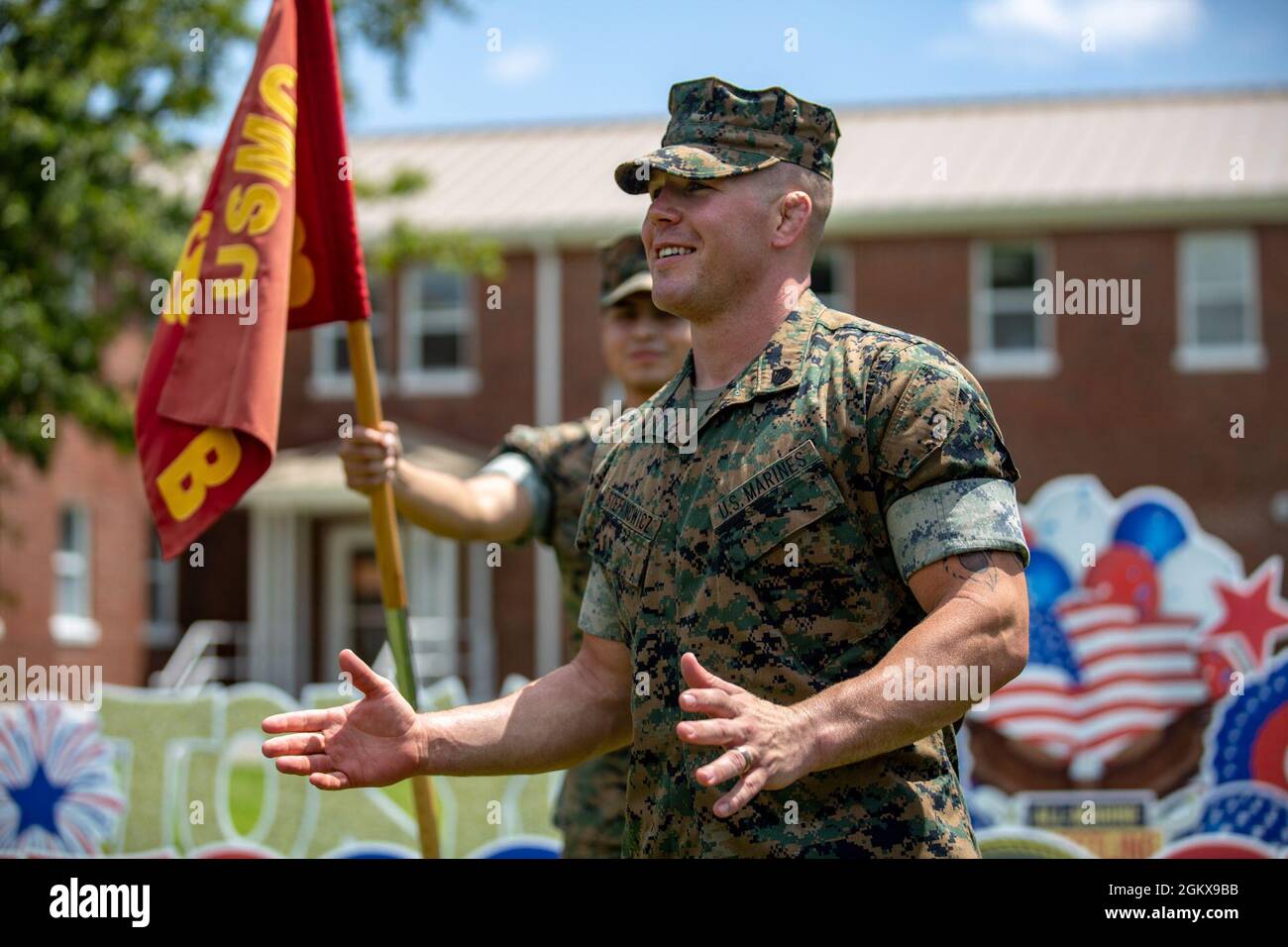 U.S. Marine Corps Staff Sgt. John W. Stefanowicz Jr., with All-Marine ...