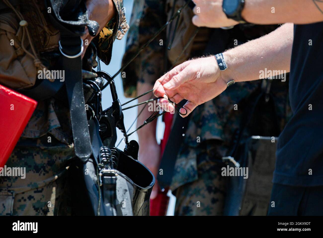 U.S. Marine Corps Staff Sgt. Warren Treuhaft, an amphibious raid ...