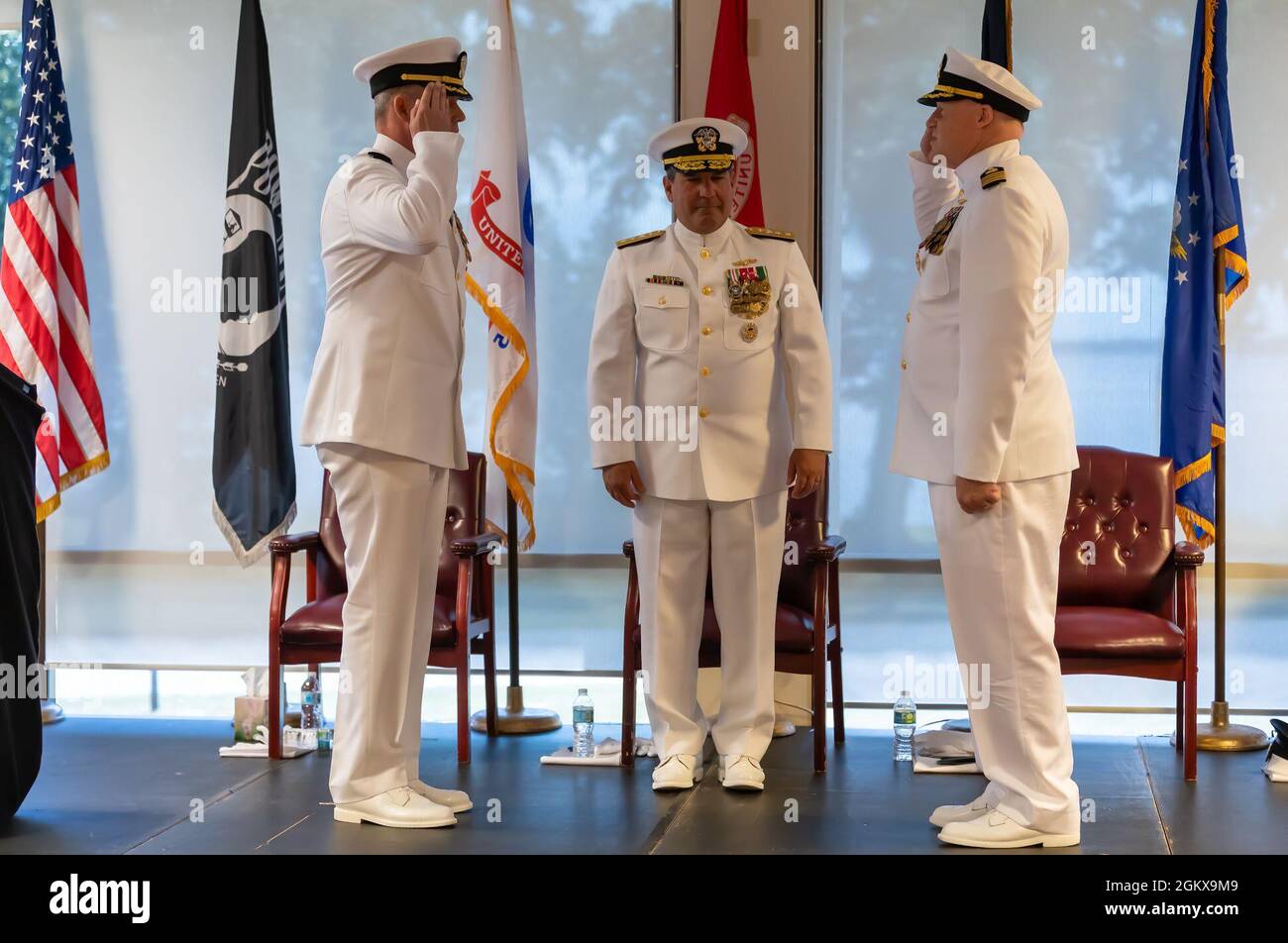 Capt. Jim Strauss relieved Capt. William H. Clarke as commanding ...