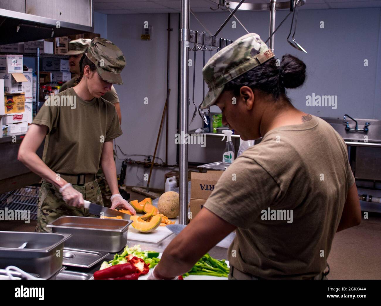 Senior Airman Tatiana Negron and Staff Sgt. Christine Rego, 143d ...