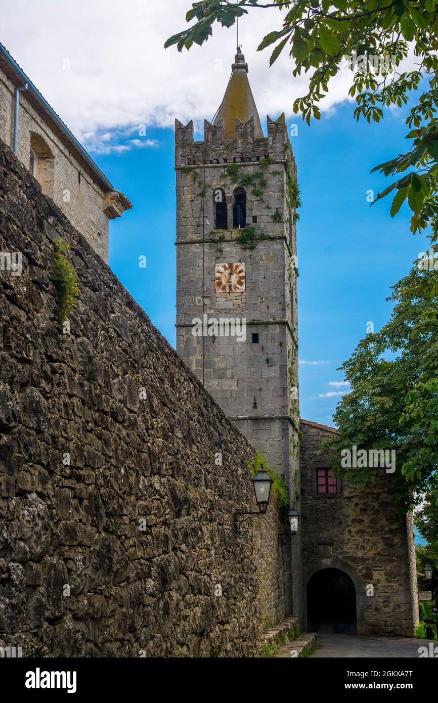 The smallest city in the world, Hum, Croatia Stock Photo - Alamy